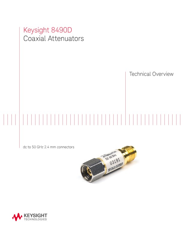 Coaxial Attenuators 8490D PDF Asset Page | Keysight