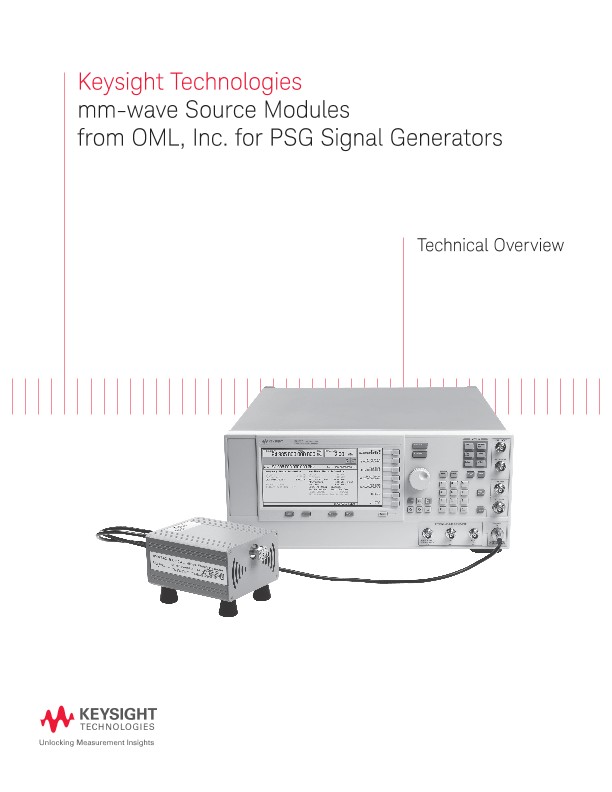 mm-wave Source Modules from OML, Inc. for PSG Signal Generators PDF ...
