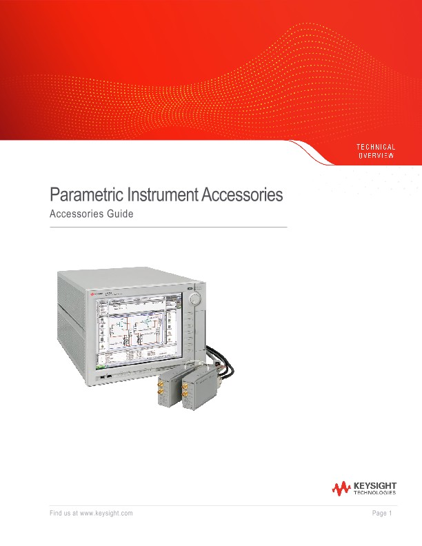 Parametric Instrument Accessories PDF Asset Page | Keysight