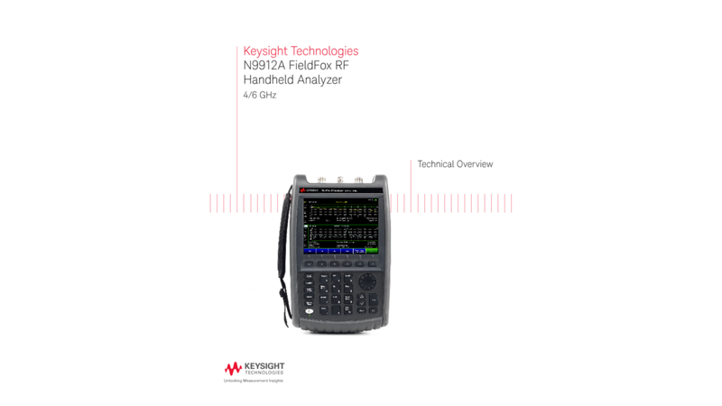 N9912A FieldFox Handheld RF Analyzer, 4 GHz and 6 GHz | Keysight