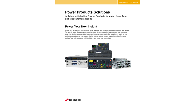 DC Electronic Loads | Keysight