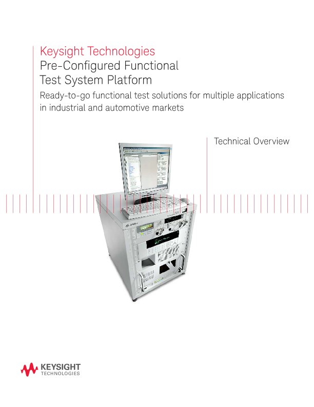 Pre-Configured Functional Test System Platform PDF Asset Page | Keysight