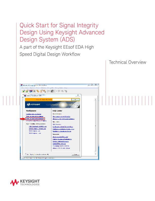 Quick Start for Signal Integrity Design Using Advanced Design System ...