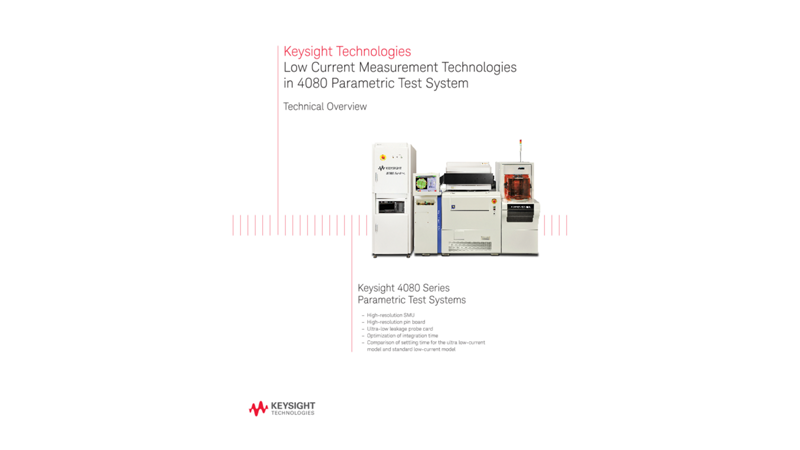 4080 Series Parametric Test Systems | Keysight