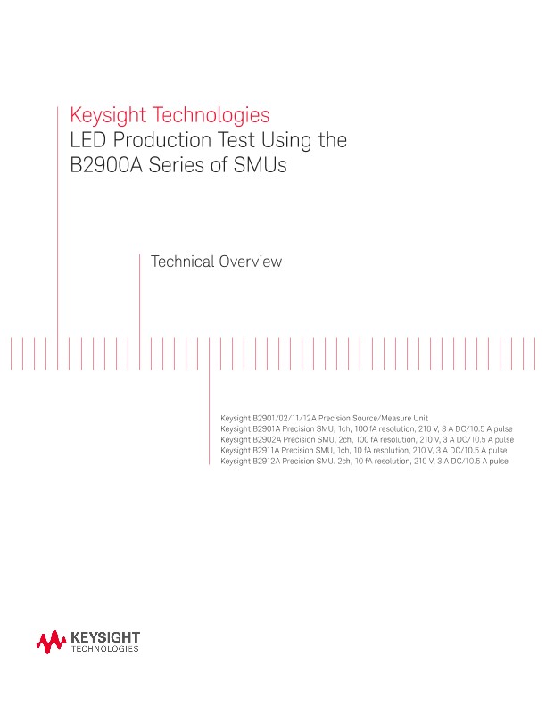 LED Production Test Using the B2900A Series of SMUs PDF Asset Page ...