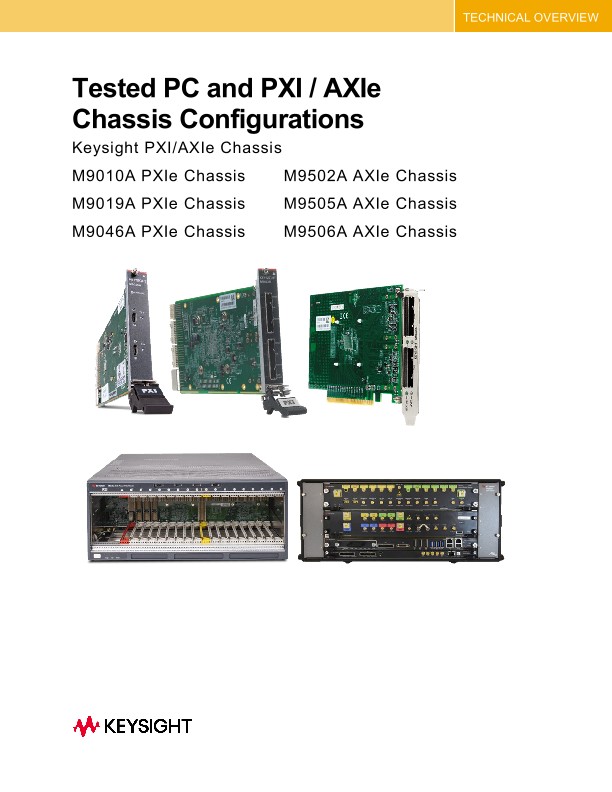 Tested PC and PXI/AXIe Chassis Configurations PDF Asset Page | Keysight