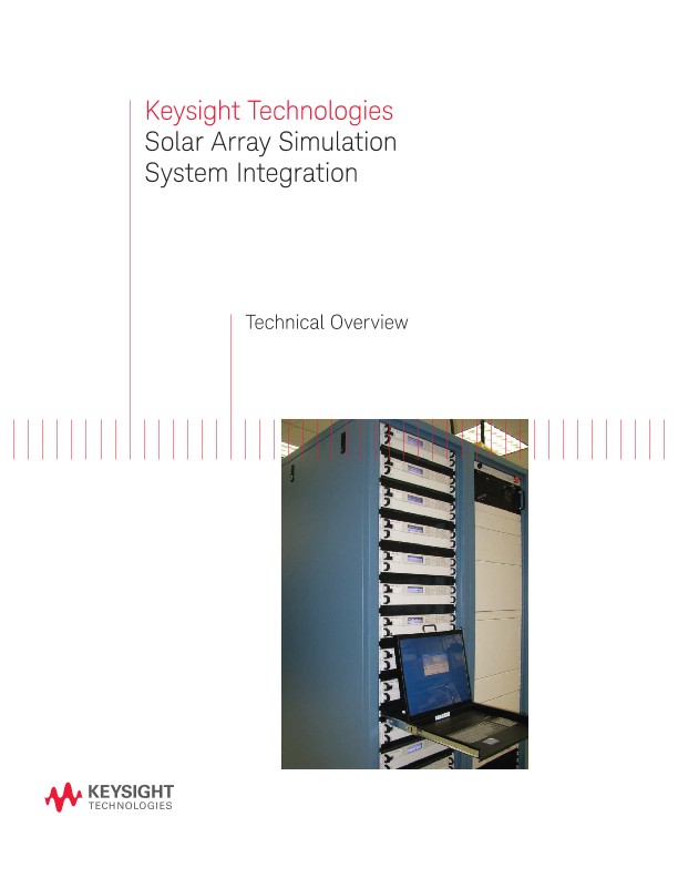 Solar Array Simulation System Integration PDF Asset Page | Keysight
