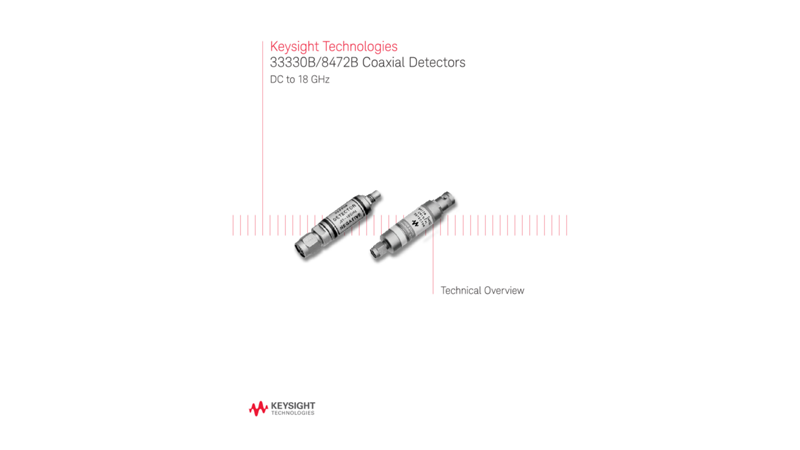 8472B 로우배리어 쇼트키 다이오드 감지기, 10 MHz ~ 18 GHz | 키사이트