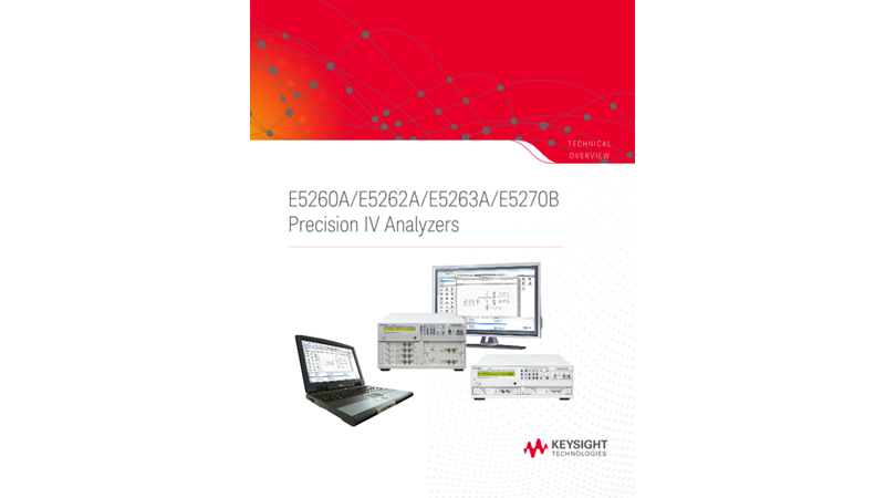 E5260A + E5270 Modular Source Measure Units | Keysight