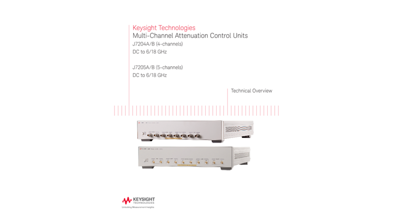 J7204A Multi-Channel Attenuation Control Unit (4-channels), DC to 6 GHz ...