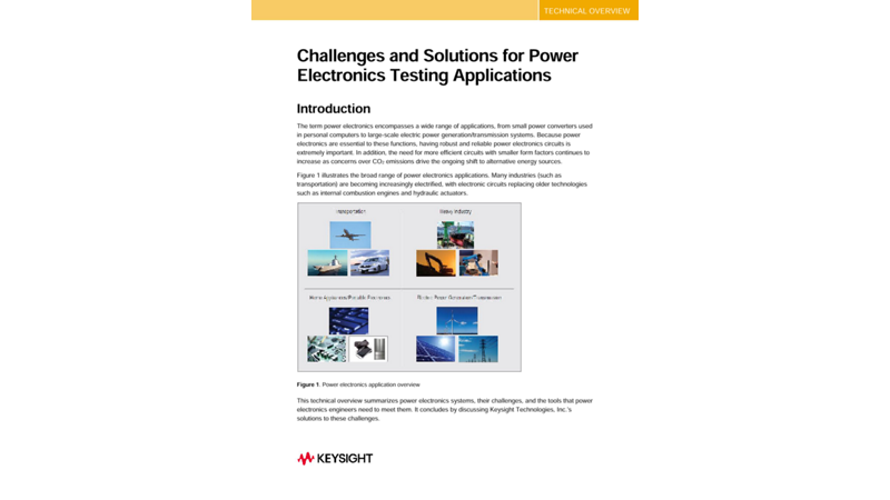 B1505A Power Device Analyzer / Curve Tracer | Keysight