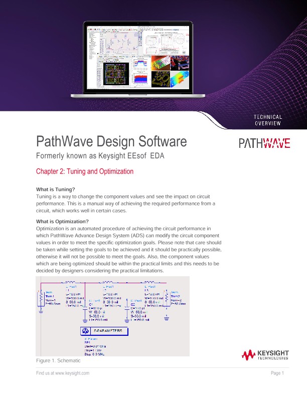 Tuning and Optimization - Chapter 2 PDF Asset Page | Keysight