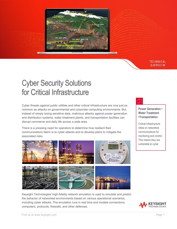 Cyber Security Solutions for Critical Infrastructure PDF Asset Page ...