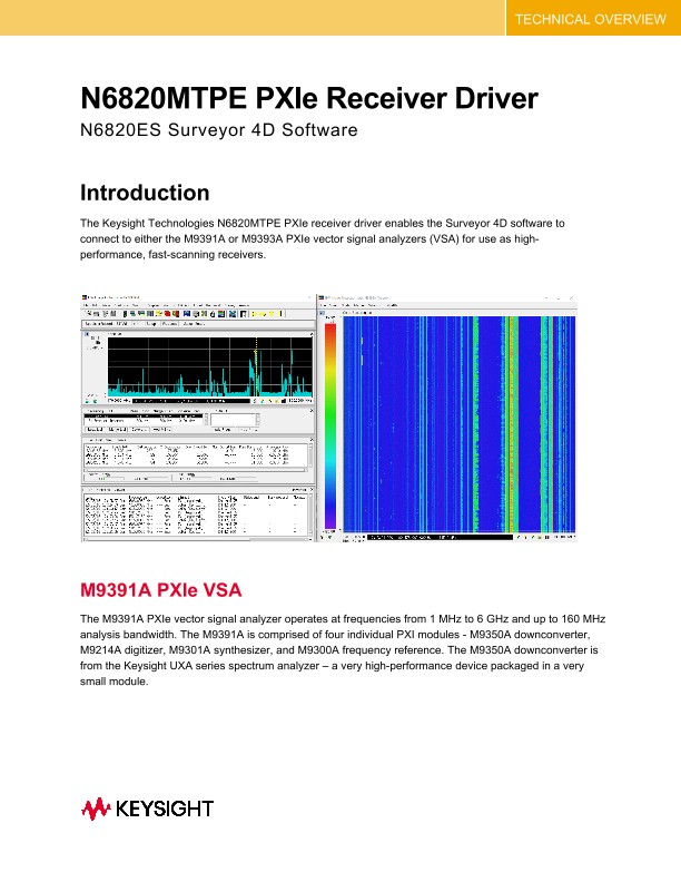 N6820MTPE PXIe Receiver Driver PDF Asset Page | Keysight