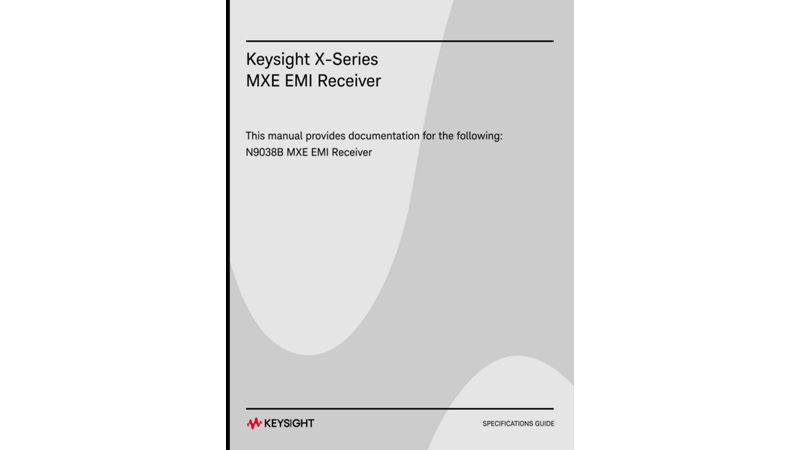 N9038B MXE EMI Test Receiver, 3 Hz to 44 GHz | Keysight