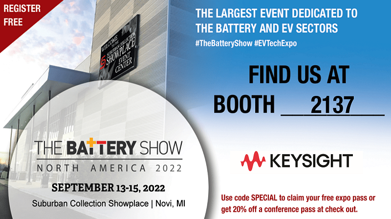 The Battery Show | Keysight