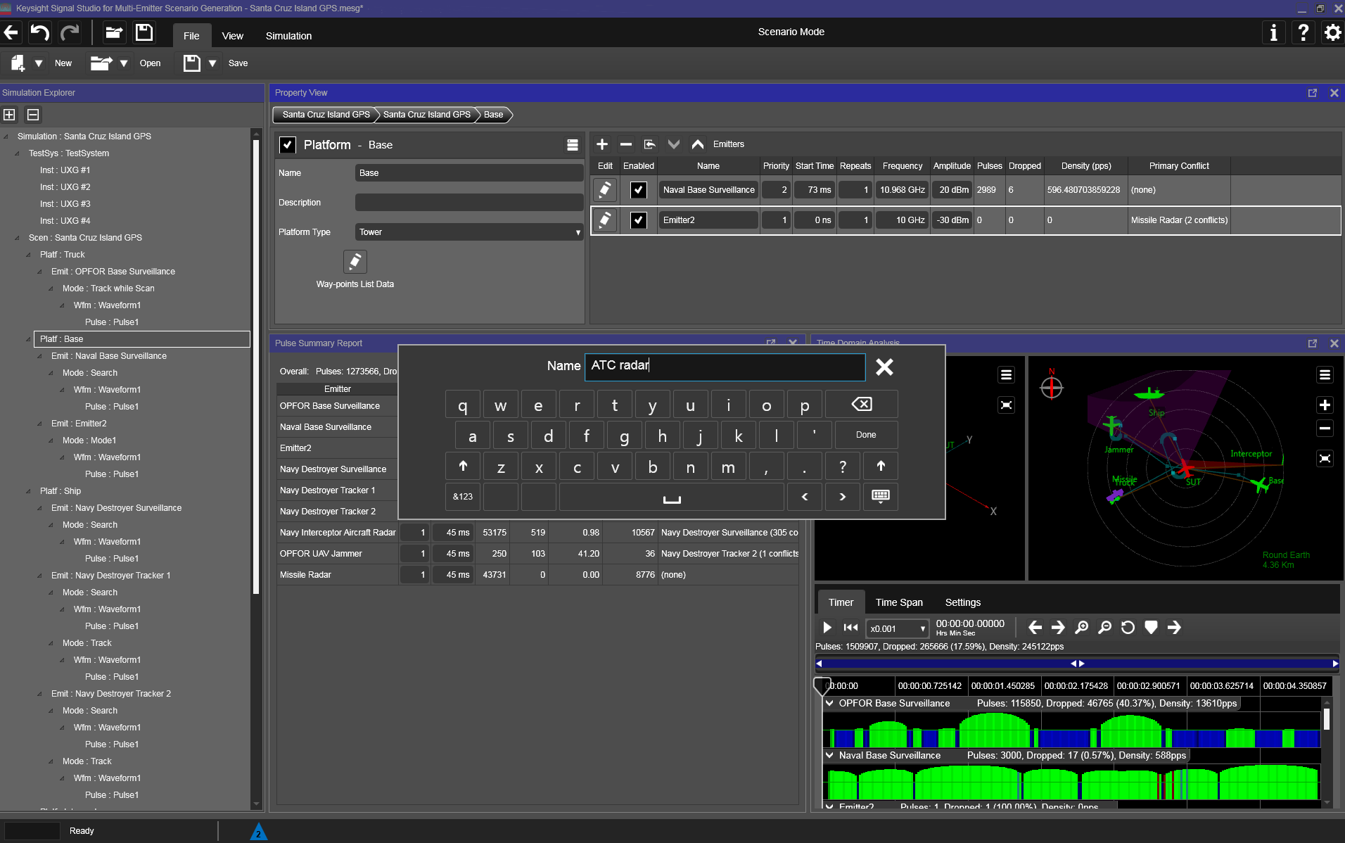 N7660EMBC PathWave Signal Generation for Multi-Emitter Scenario Generation (MESG) | Keysight