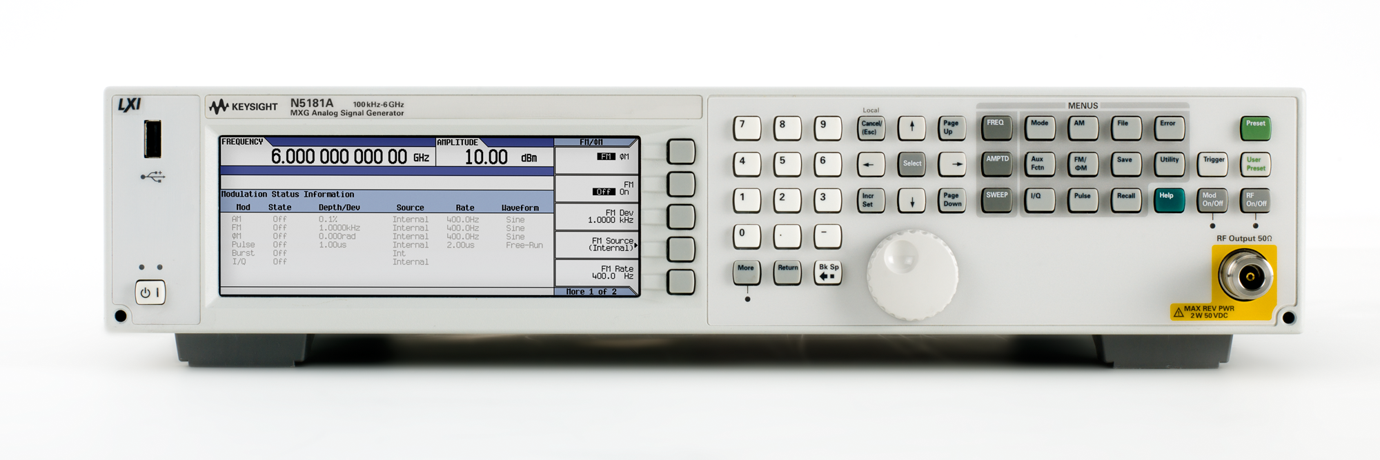 N5181A MXG RF Analog Signal Generator, 100 kHz to 6 GHz[Discontinued ...
