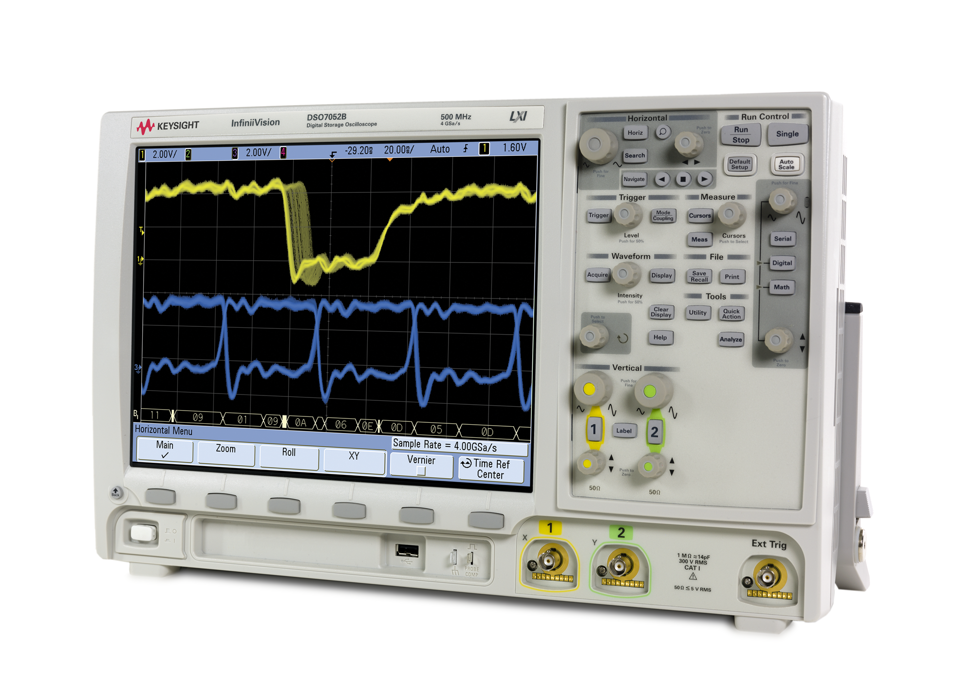 DSO7052B Oscilloscope: 500 MHz, 2 Analog Channels[Discontinued] | Keysight