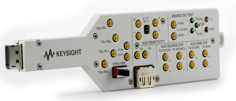 W2641B DisplayPort Test Point Access Adapter for Infiniium Series ...