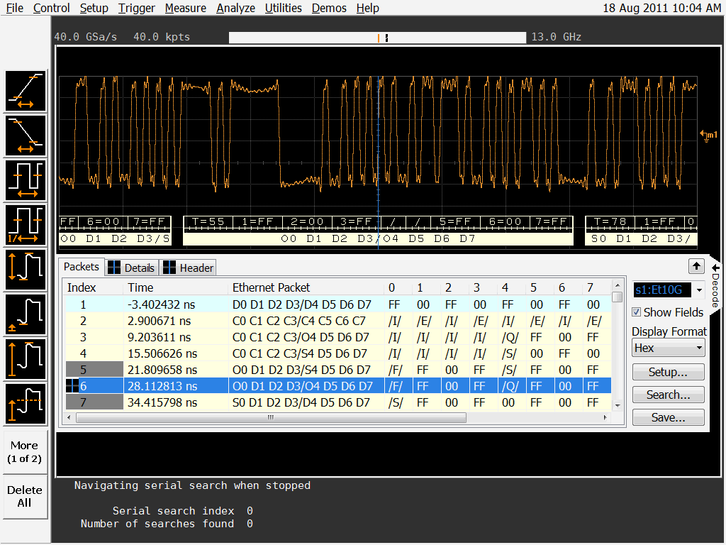 N8815A 10GBASE-KR 64b/66b with Link Training Decode for Infiniium ...
