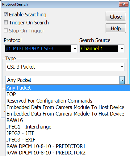 N8820B MIPI CSI-3 Protocol Decode [Discontinued] | Keysight