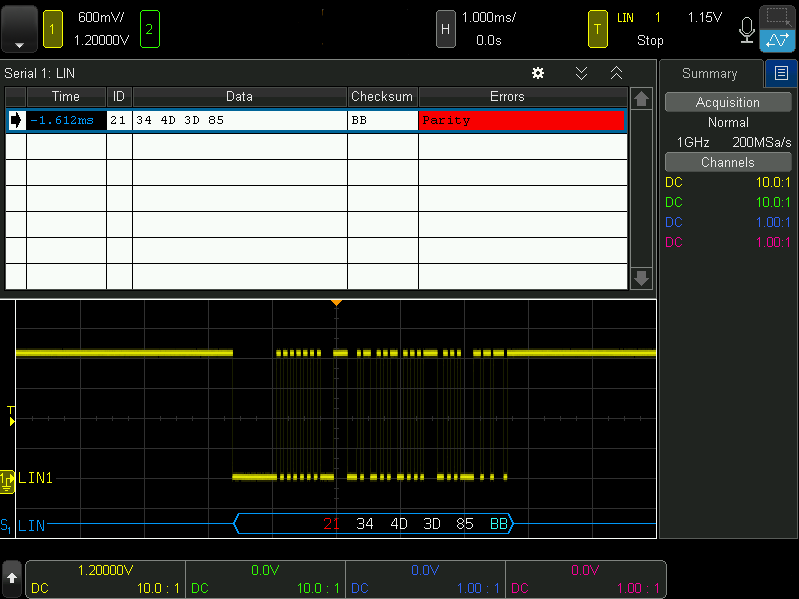 DSOX6AUTO Automotive Serial Trigger/Analysis (CAN, CAN-dbc, LIN) for InfiniiVision 6000 X-Series ...