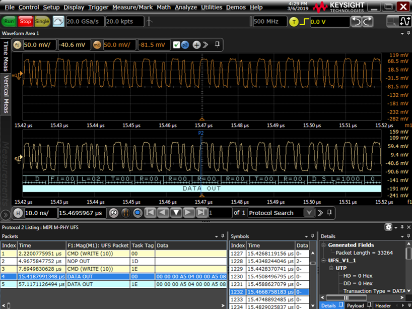 D9010MPMP MIPI M-PHY Protocol Decode/Trigger Software (DigRF,LLI,CSI-3,UniPro,UFS,SSIC) | Keysight
