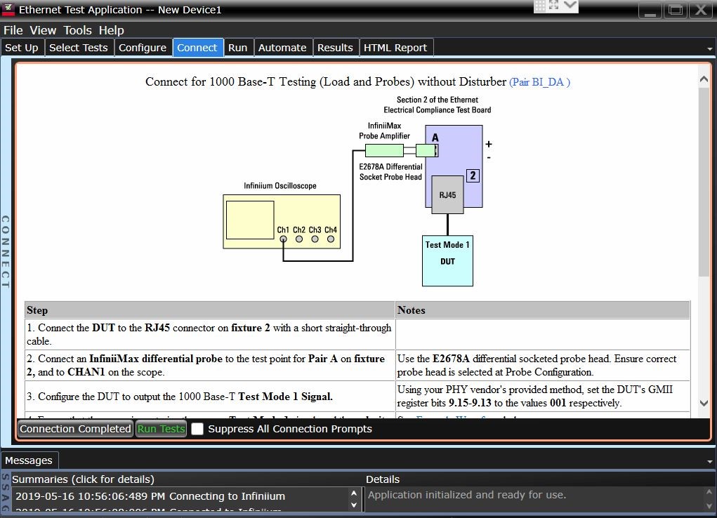 D9010ETHC 10M/100M/1GBASE-T 高效節能 Ethernet 相符性測試應用軟體 | Keysight