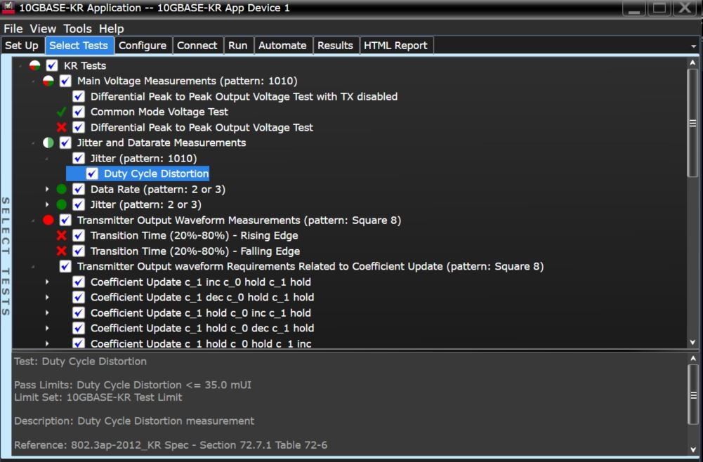 D9010EAPC 10GBASE-KR and 40GBASE-KR4 compliance test application ...
