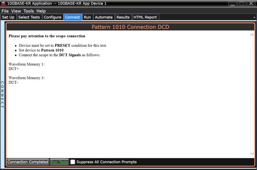 D9010EAPC 10GBASE-KR and 40GBASE-KR4 compliance test application ...