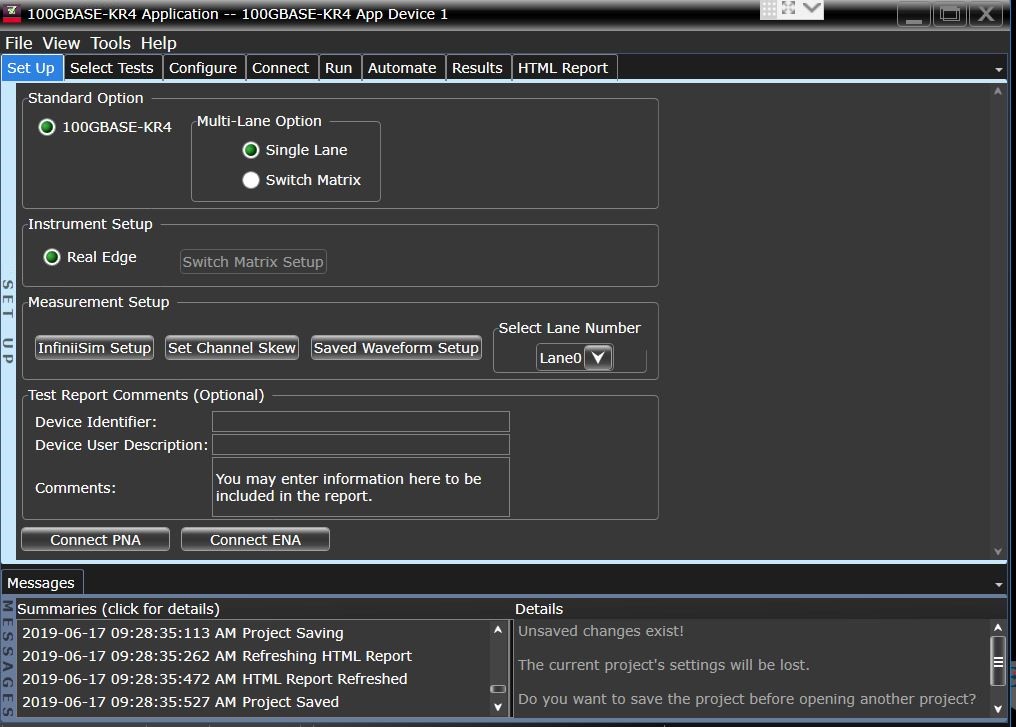 D9010CAUC CAUI-4 Compliance Test Application Software | Keysight