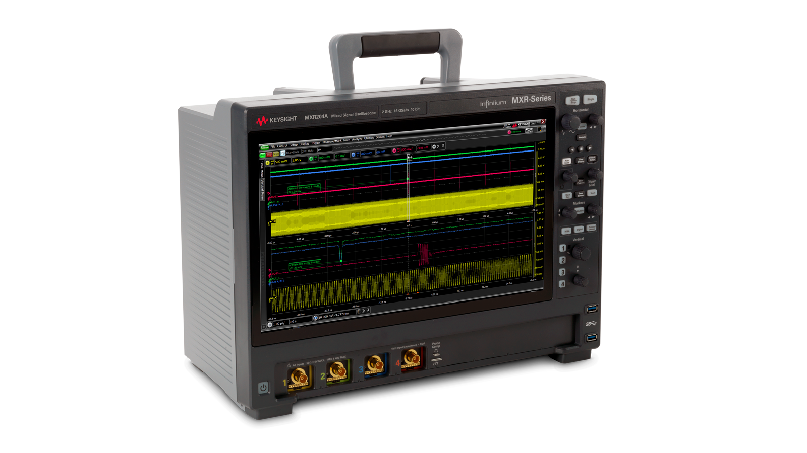 Technical Support: MXR204A Infiniium MXR-Series Oscilloscope: 2 GHz, 4 Channels | Keysight