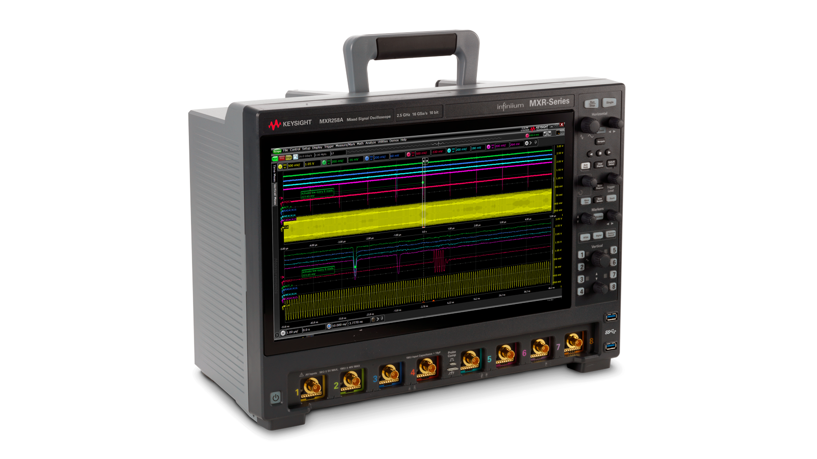 MXR258A Infiniium MXR-Series Oscilloscope: 2.5 GHz, 8 Channels | Keysight