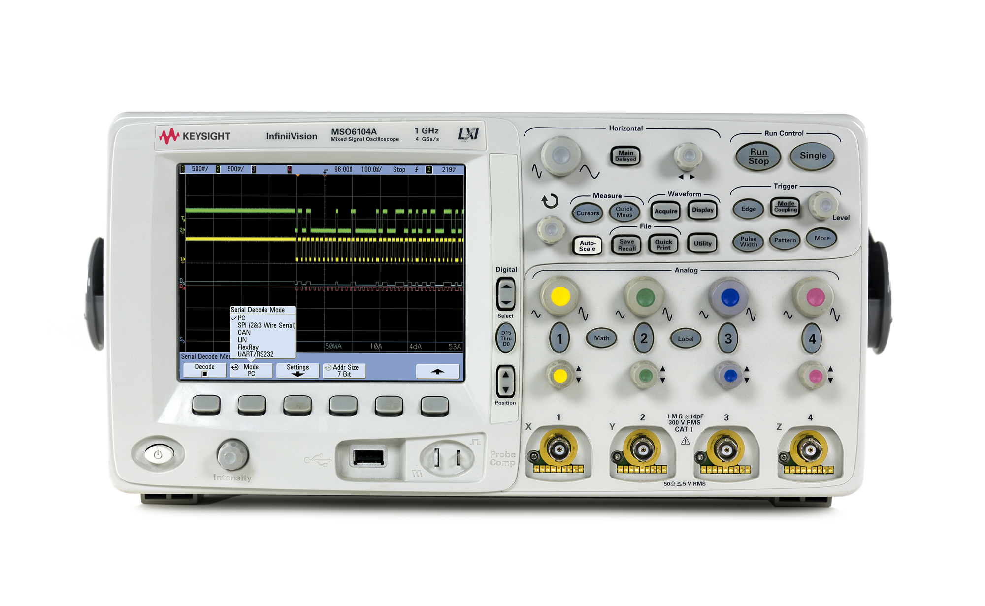 MSO6104A Mixed Signal Oscilloscope: 1 GHz, 4 Analog Plus 16 Digital Channels [Obsolete] | Keysight