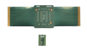 W5463A DDR5 x4/x8 78-ball BGA Interposer for use with U4164A Logic Analyzers | Keysight