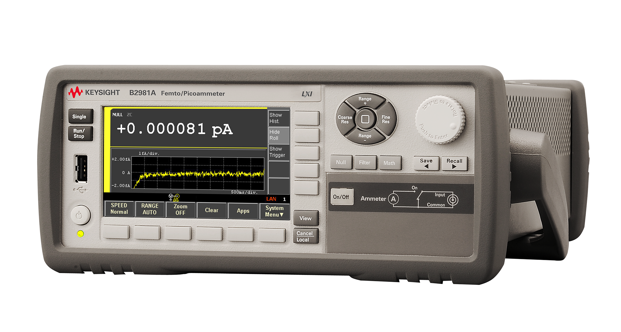 B2981A Femto / Picoammeter, 0.01 fA [Discontinued] | Keysight