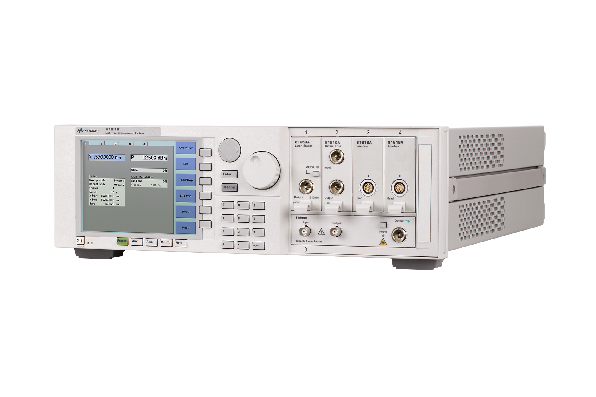 81609A Step-Tunable Laser Source, High Power and Low SSE, Basic Line ...