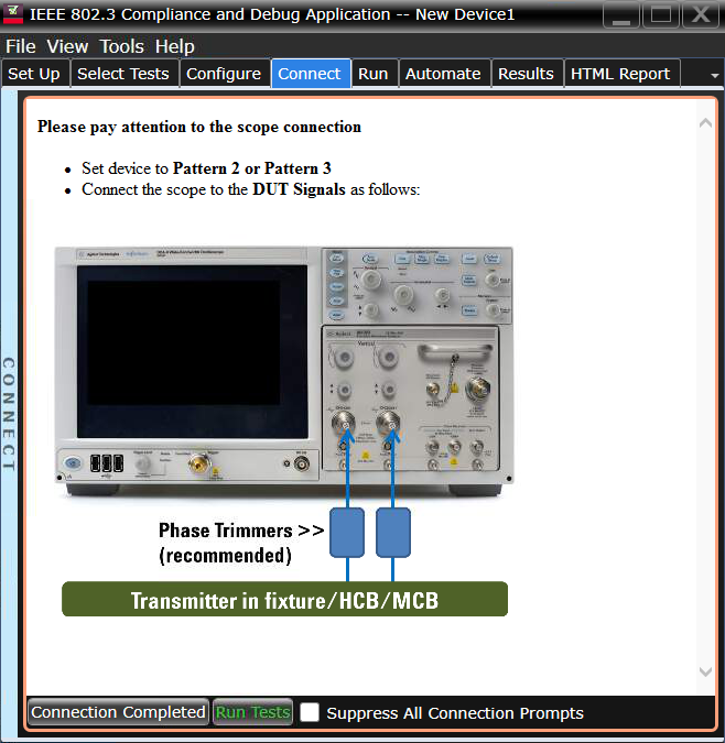 N1091BMCA Electrical TX Test SW for IEEE 802.3bm (XLAUI, CAUI-4, CAUI ...