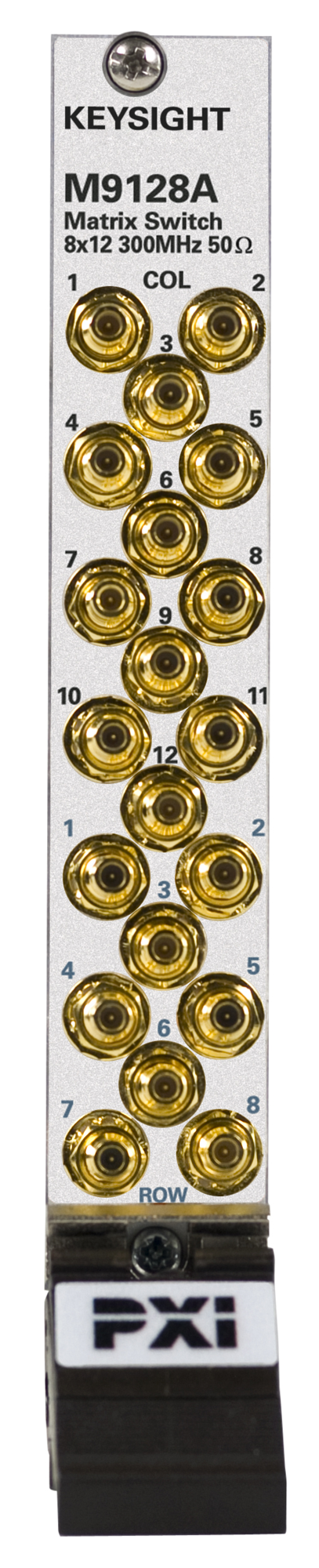PXI RF Matrix Switch: 300 MHz, 8x12, 50 Ω | Keysight