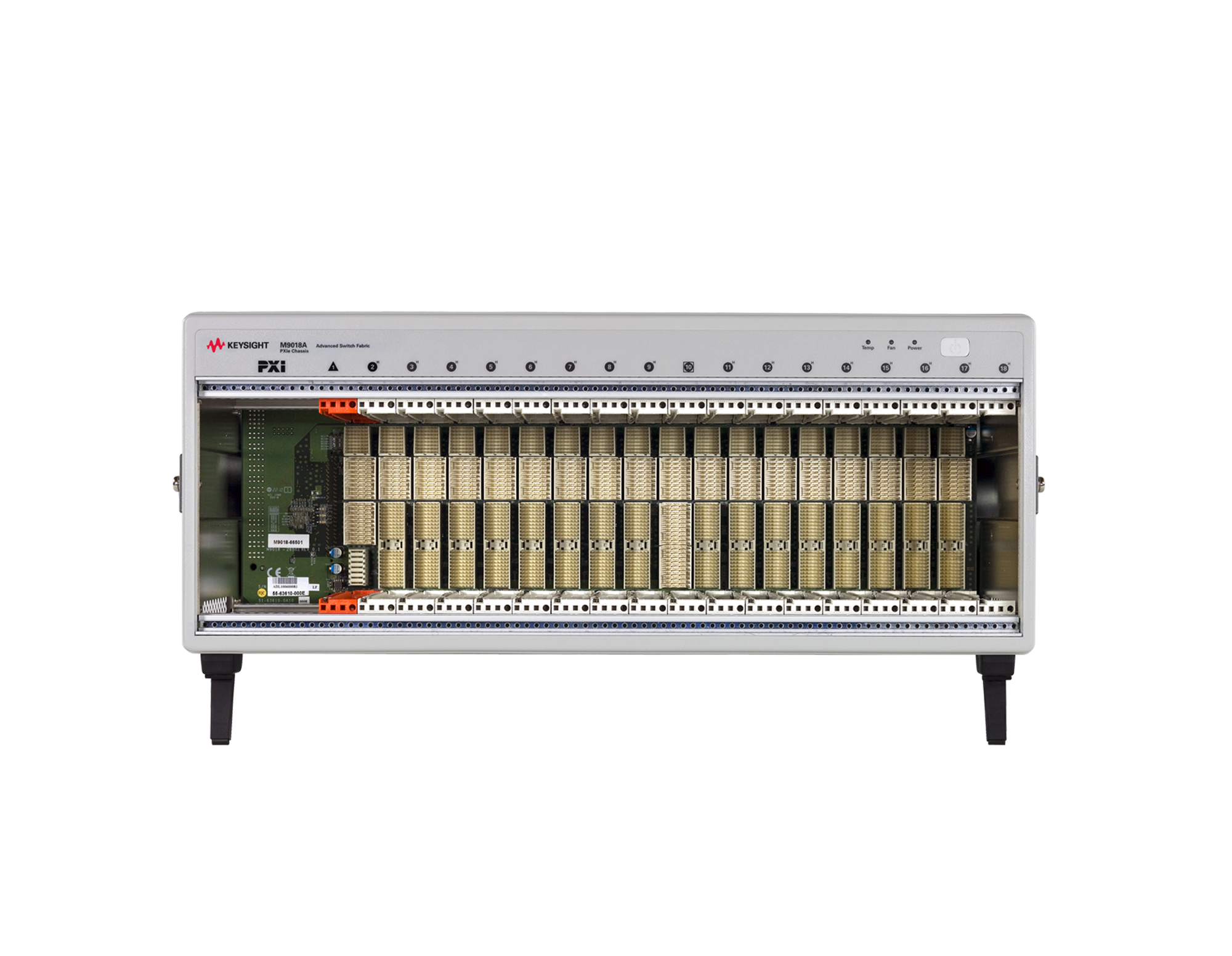 M9018A PXIe Chassis: 18-slot, 3U, 4 GB/s, Gen 2 [Discontinued] | Keysight