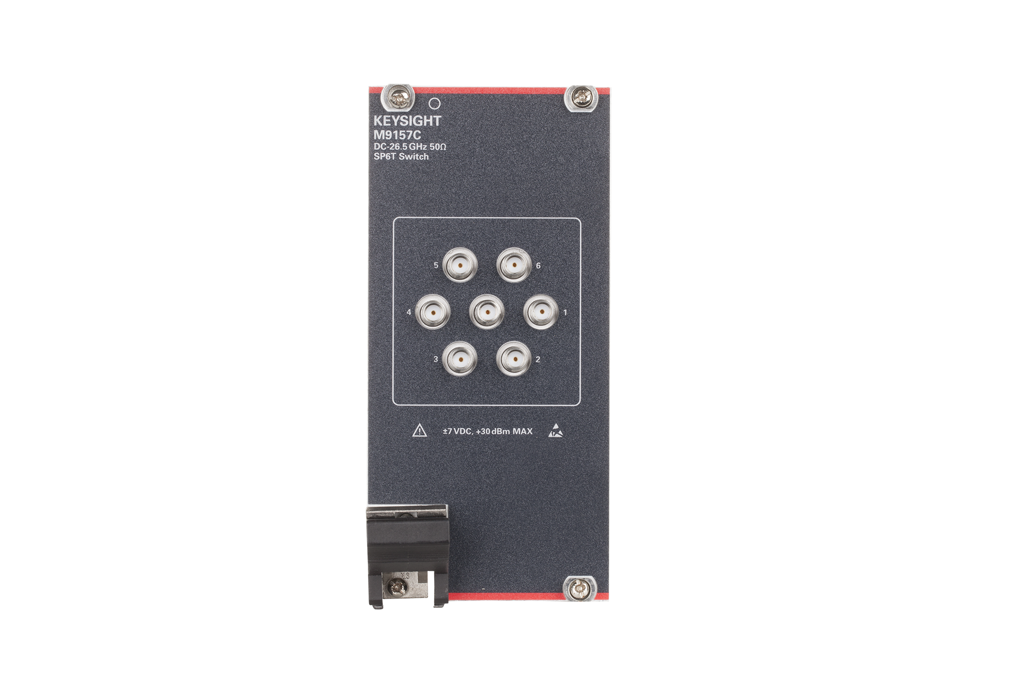 M9157C PXI Hybrid Single SP6T Switch, DC to 26.5 GHz, Terminated | Keysight