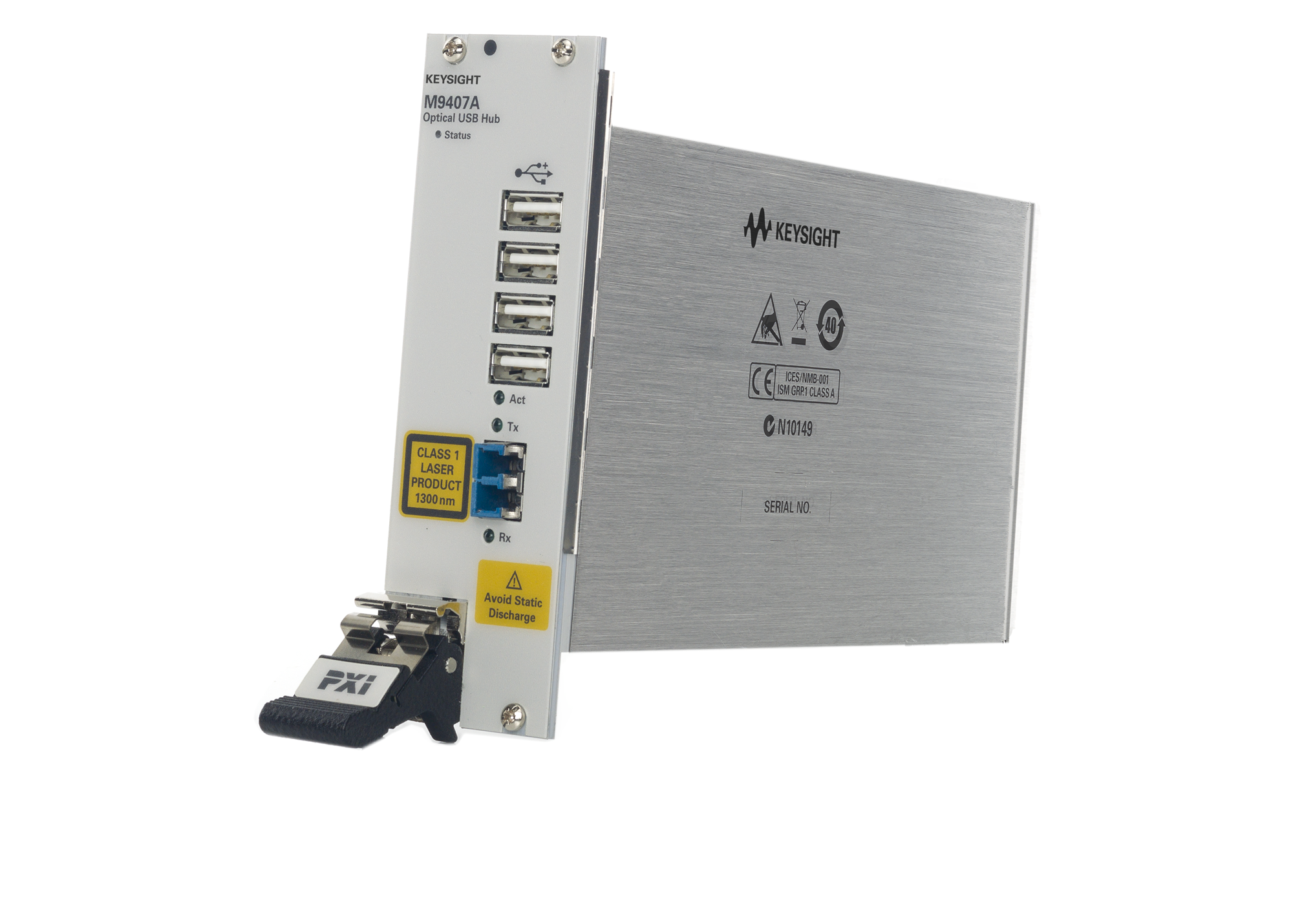 M9407A PXIe Optical to 4 port USB 2.0 Hub | Keysight