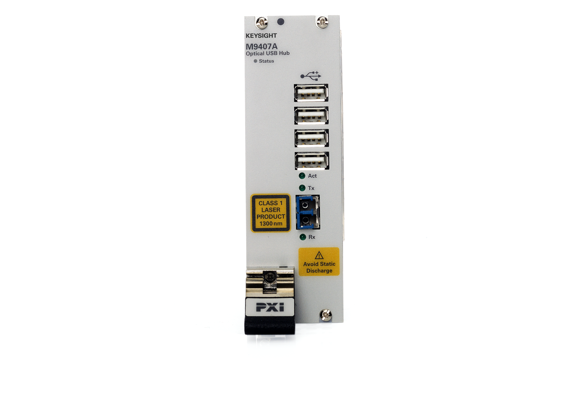 M9407A PXIe Optical to 4 port USB 2.0 Hub | Keysight
