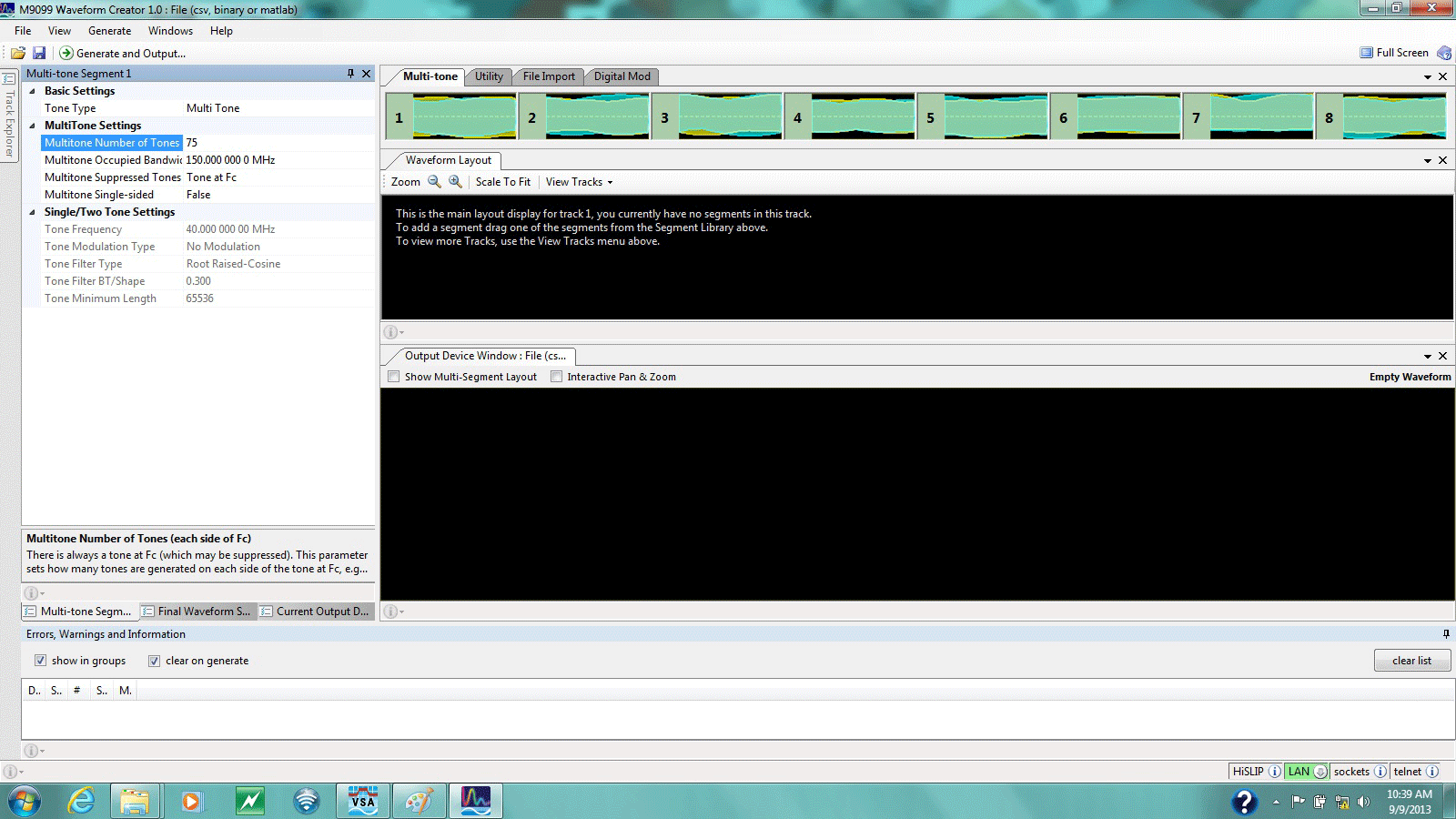 Technical Support M9099t Waveform Creator Software [discontinued] Keysight