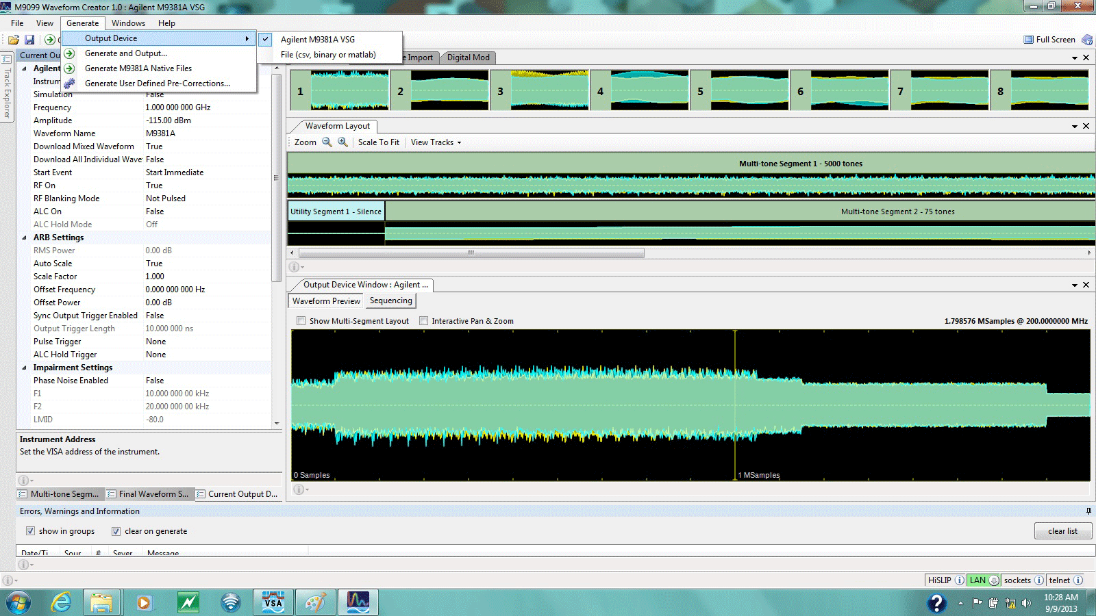 Technical Support M9099t Waveform Creator Software [discontinued] Keysight