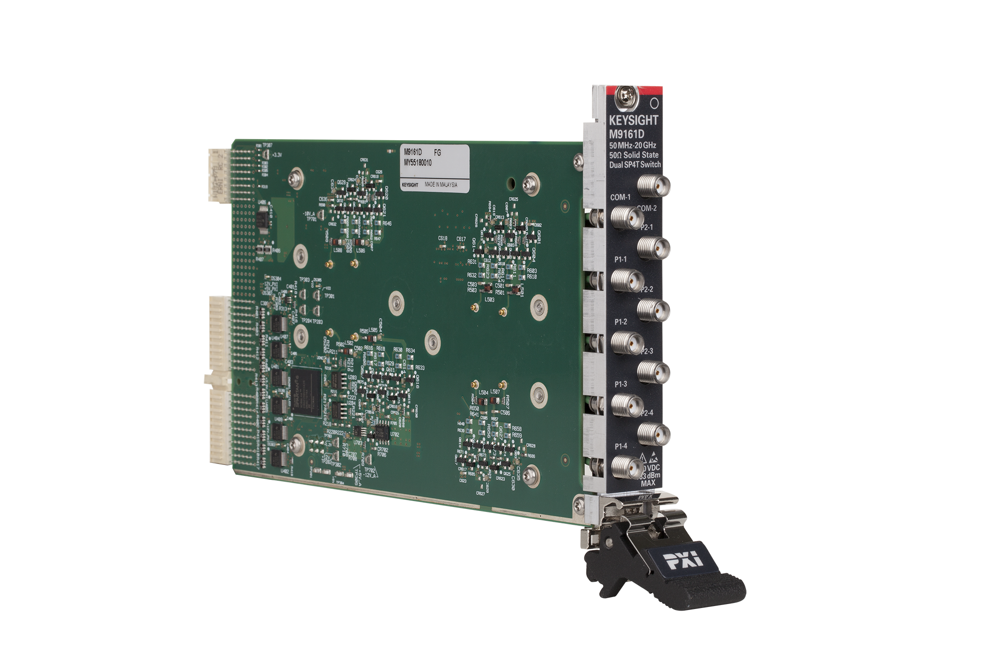 M9161D PXI Solid State Dual SP4T Switch Module, 50 MHz to 20 GHz | Keysight