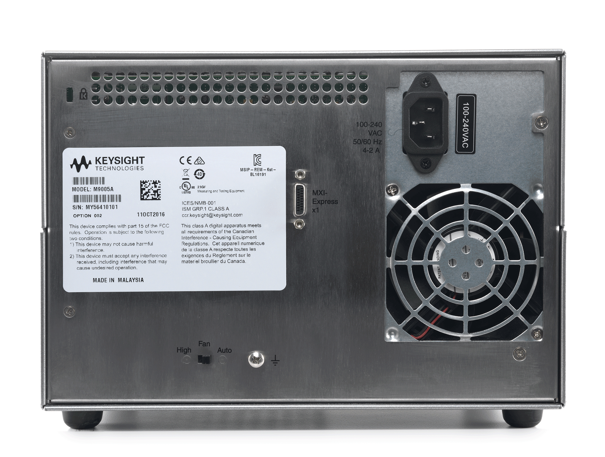 PXIe Chassis: 5-slot, 3U, with Integrated System Module | Keysight