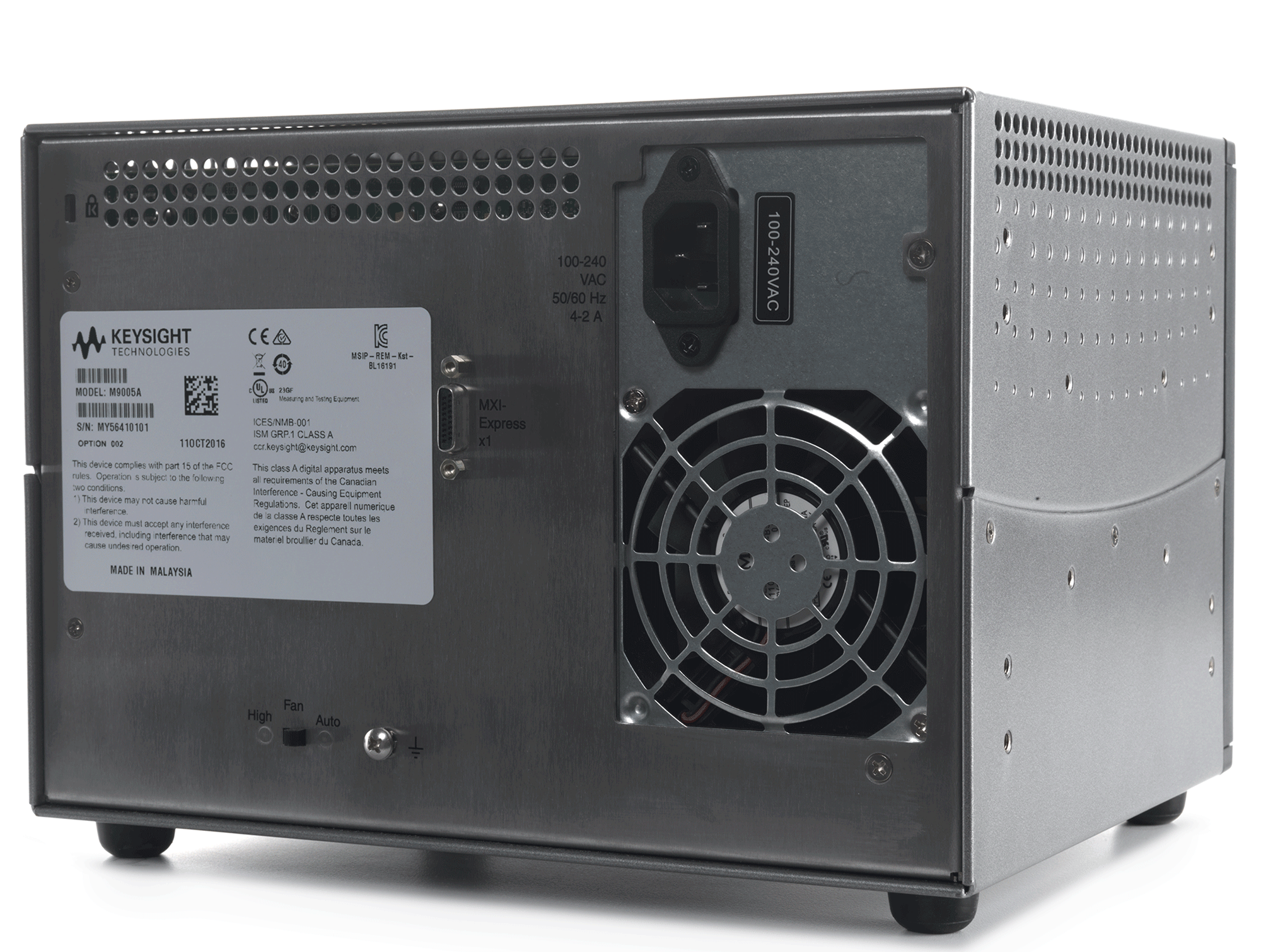 PXIe Chassis: 5-slot, 3U, with Integrated System Module | Keysight