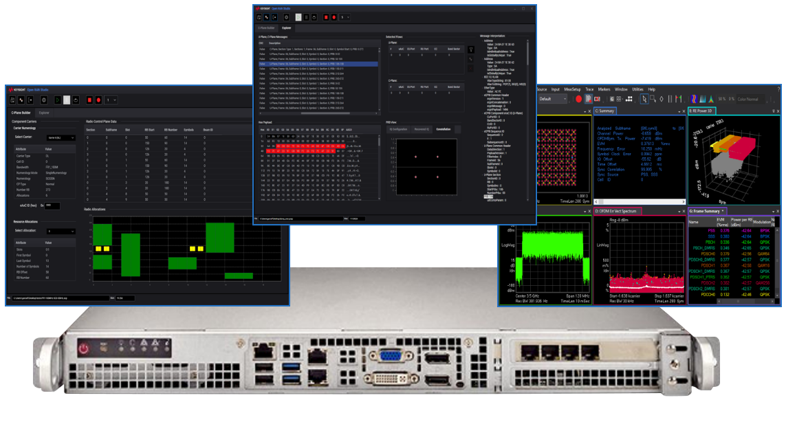 U5040BSCA Open RAN Studio for O-RAN Radio Unit (O-RU) Testing and ...